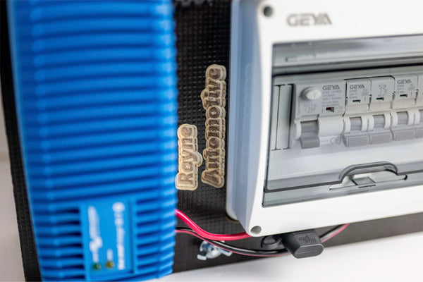 240V Camper Power Board with 7/17A Victron Charger – Rayne Automotive