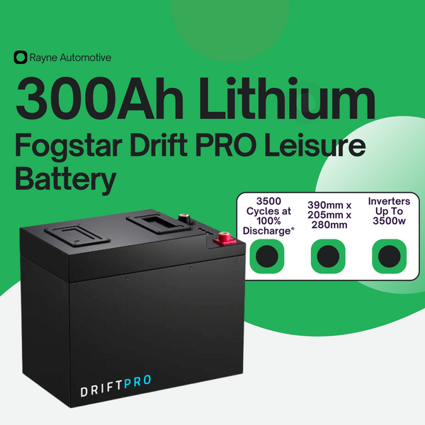 Fogstar Drift PRO 12V 300Ah LiFePO4 Battery for Leisure Use – Rayne ...