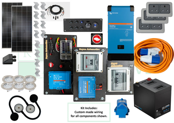 Pre-wired Power Board Starter Pack for Large Van electrics Cooking ...